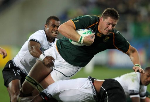 Springbok enforcer Botha out of Rugby World Cup