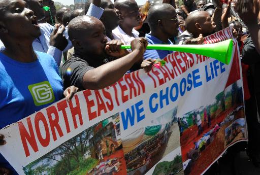 Teachers protest over north Kenya insecurity