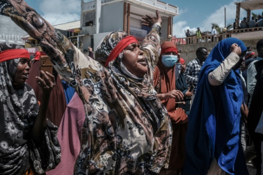 'We won't be intimidated': Somalis protest after Al-Shabaab attack