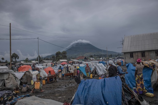 Hunger, cholera stalk displacement camps near east DR Congo city