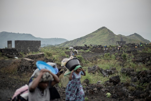 Families sent home to ruins of east DR Congo conflict