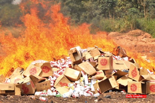 Consignment of substandard goods destroyed