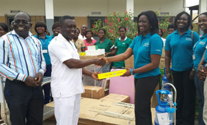 Ecobank Ladies Donate To Hwidiem Hospital