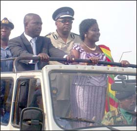 Four Collapse At Parade