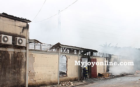 Industrial Area fire renders parts of Accra without electricity