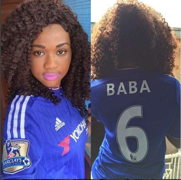 Baba Rahman's girlfriend celebrates star's debut Chelsea appearance ...