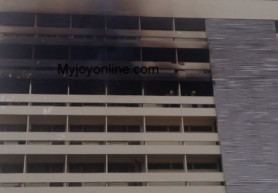 KNUST Unity Hall engulfed by blaze