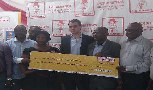 Ghana FA recieves Black Stars' sponsorship cash from Ricemaster