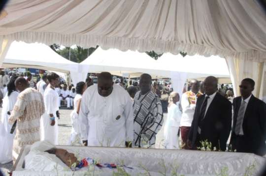 National leaders and political stalwarts attend Jake's funeral