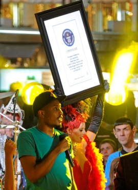 Nigerian rapper sets new world record for Longest Freestyle Rap