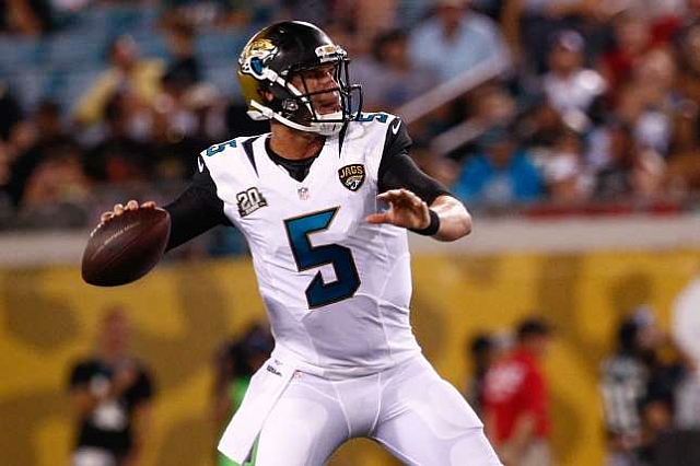 Rookie quarterback Blake Bortles impresses for the Jacksonville Jaguars