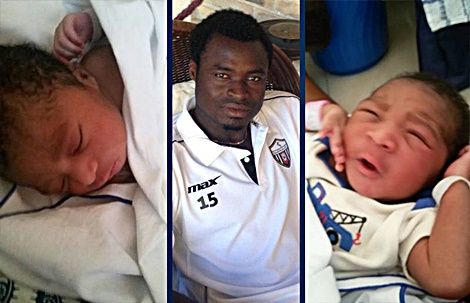 Ex-Ghana youth star Addae welcomes twins from partner
