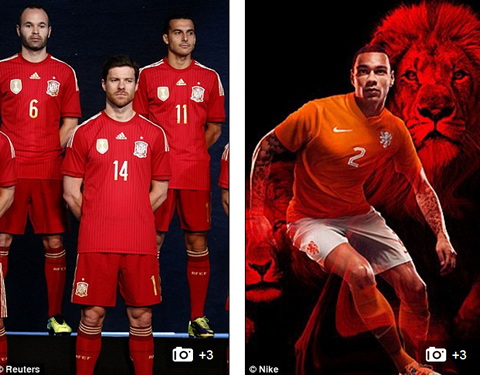 Spain ordered to make new World Cup kit