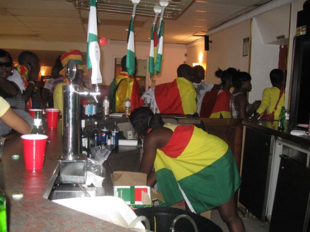 WILD CELEBRATIONS IN TORONTO-CANADA OVER BLACK STARS VICTORY MATCH.