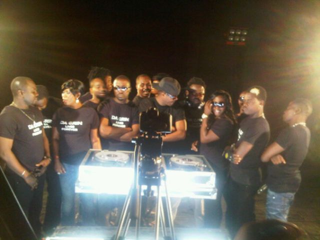 At The Video Shoot For The All Star Tribute To Da Grin.