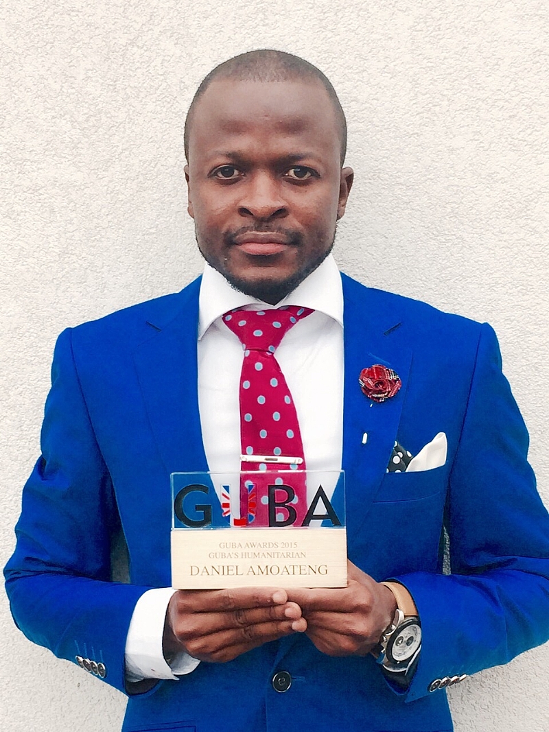 Daniel Amoateng receives 2015 GUBA Humanitarian Award