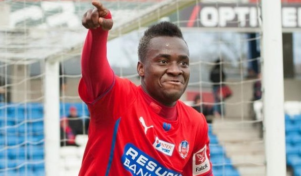 David Accam: Ghana attacker returns to inspire Helsingborg with a brace ...