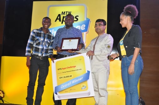 MTN awards winners of 'MTN Apps Challenge'