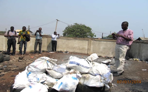 NACOB destroys $60 million worth of cocaine