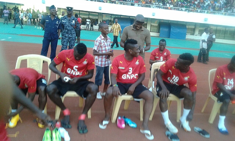 PHOTOS: Watch pictures of Black Stars training in Tamale on Monday