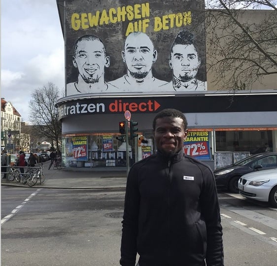 Fatau Dauda toured birth place of famous Boateng brothers during his ...