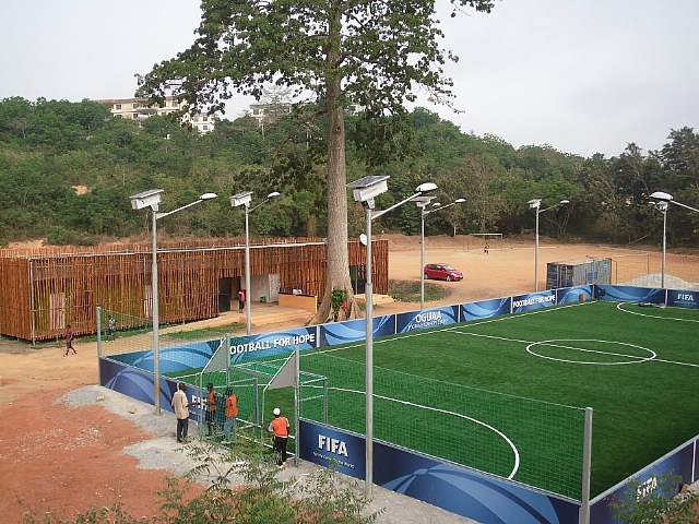 FIFA Football for Hope Centre opened in Cape Coast