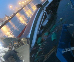 Fishing Vessel Sinks At Tema Port