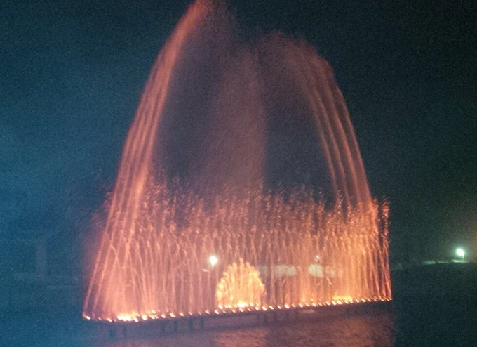 KMA constructs first dancing fountain in Africa