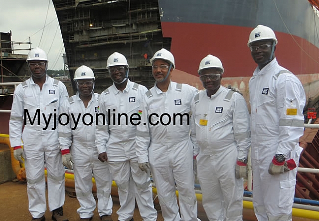 Energy Minister visits TEN Project FPSO
