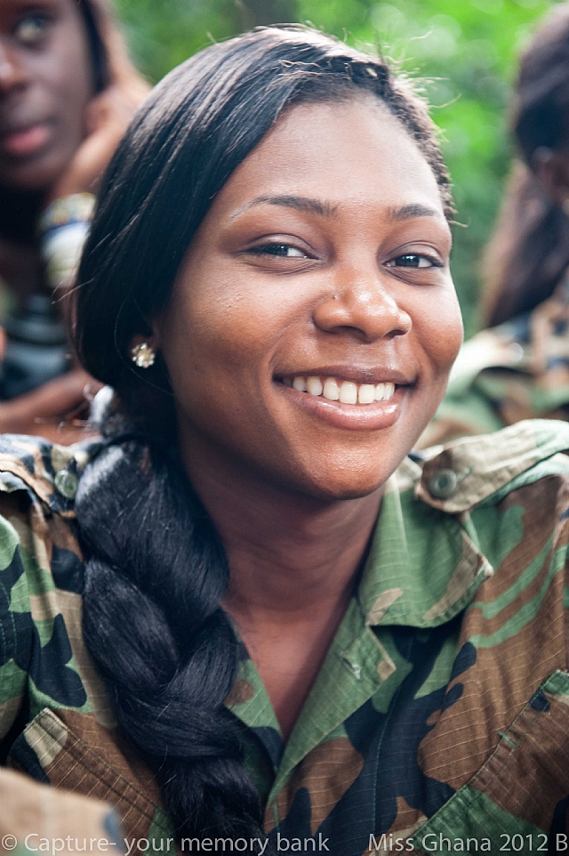 EMELIA AINOOSON AND DZIFA DELLOR EXIT MISS GHANA 2012