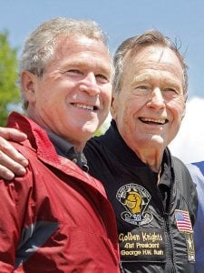George Bush Sr. and Son Bush Jr. will not endorse Trump