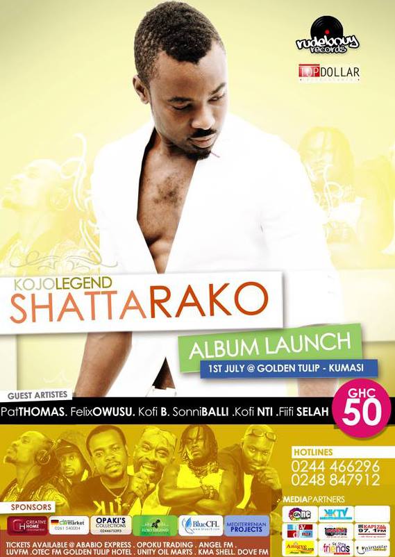 Kumasi Gears Up For Shatta Rako’s Double Album Release on July 1