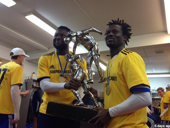 Ghanaian pair Anthony Annan and Gideon Baah win Finnish Cup title with ...
