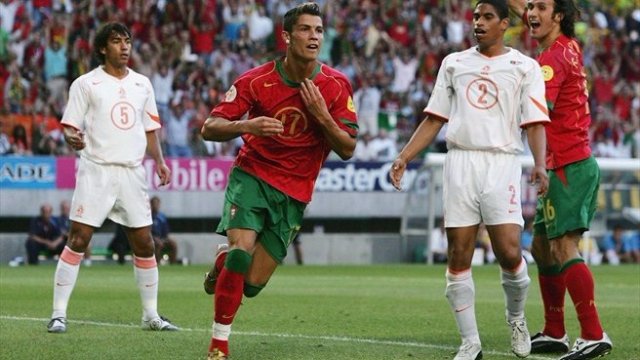 Joy Sports Euro Moment: 19-year old Ronaldo, Portugal beat Holland at ...