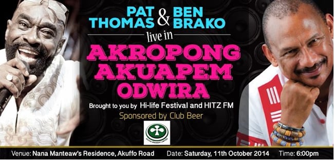 Hitz FM to storm Odwira Festival with Ben Brako and Pat Thomas