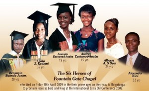 Rev Eastwood-Anaba’s girls, two others laid to rest