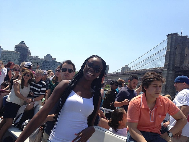 Miss Ghana 2012 Naa Okailey Shooter Cools Off In The States