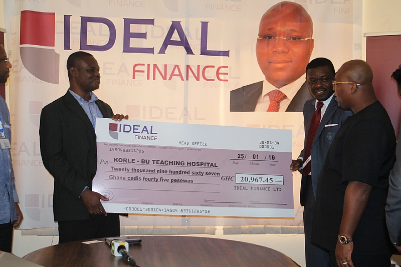 Ideal Financial Holdings Supports Patients At Korle Bu’s Accident Centre