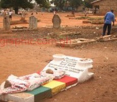 From hero to ruins - Sgt Adjetey's tomb neglected