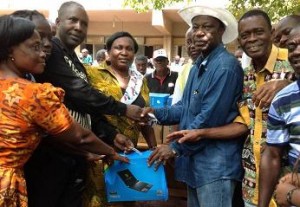 Tafo MP Donates Laptops, Building Materials To Schools