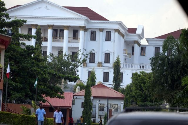 EX GOV OF EDO STATE,LUCKY IGBINEDON'S 34-ROOM HOUSE