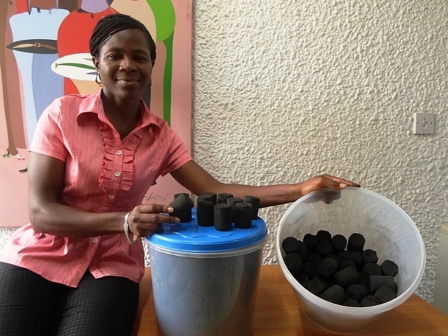 Researchers produce charcoal from human excreta