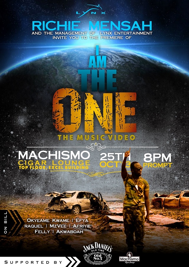 Richie Mensah Premieres Epic New Video ‘’I Am The One’’ On 25th October