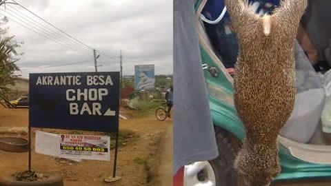 Akrantiebesa: best place to enjoy a Ghanaian delicacy