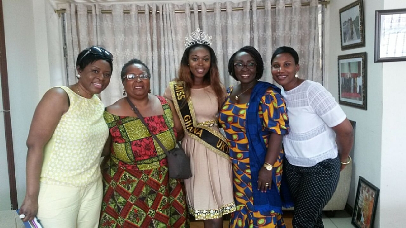 Miss Ghana UK 2014 Queen In Ghana For Educational Project