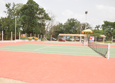 Mess Tennis Builds New Court