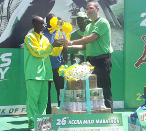 Kenyan Wins Accra MILO Marathon