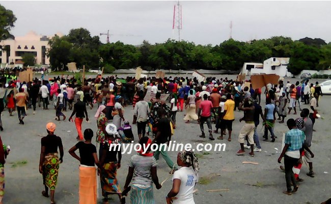 Accra police arrest riotous Sodom&Gomorrah residents