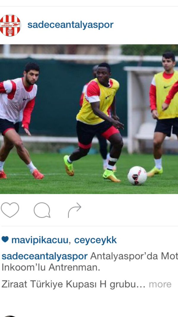 Ghana defender Samuel Inkoom completes first training session with ...