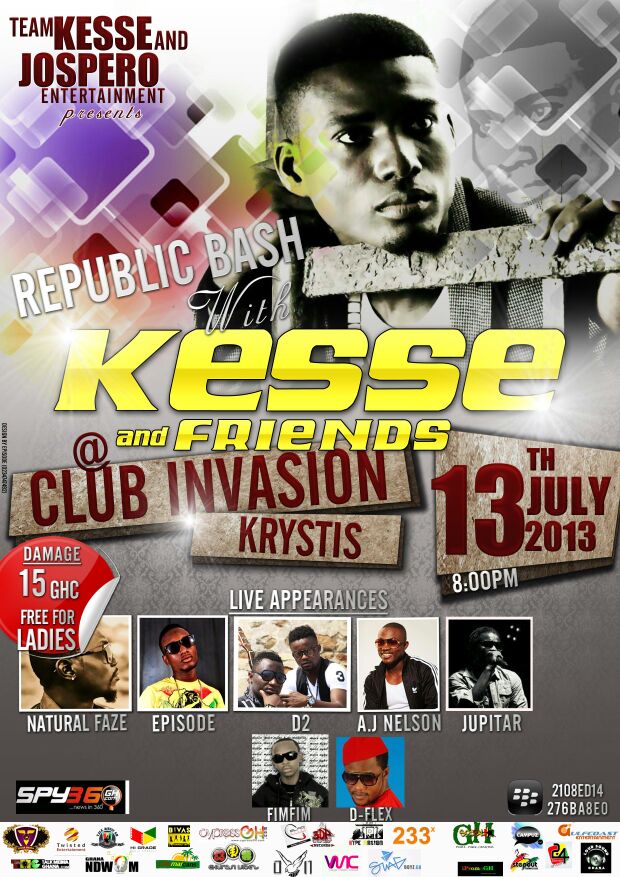 Natural Face, Jupitar, Episode & Others Join Kesse In Concept 13th July